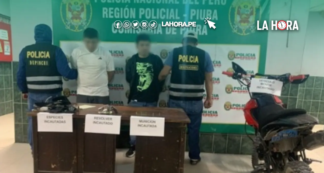 Piura: dos sujetos caen por tercera vez por robo - La Hora