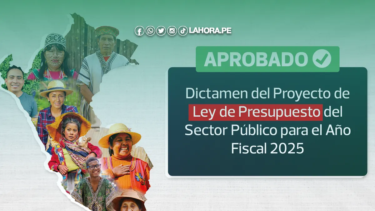 Congreso aprueba ley de presupuesto público 2025 - La Hora